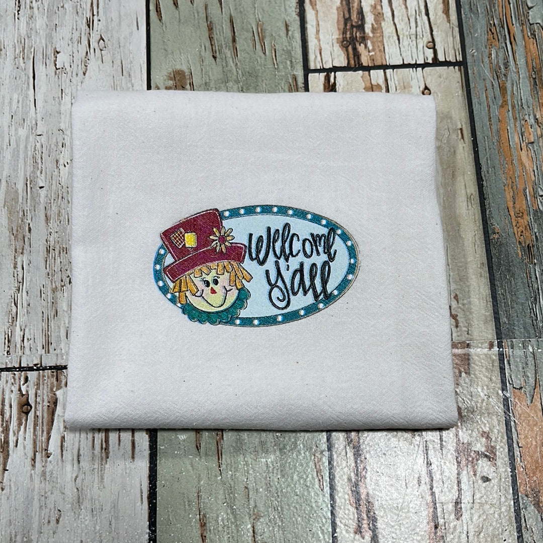 Welcome Y’all Tea Towel – Lex & Mae