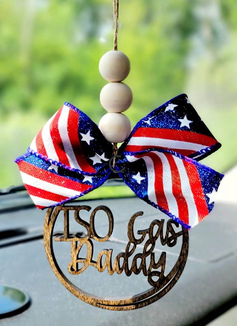 ISO Gas Daddy Wooden Car Charm – Lex & Mae